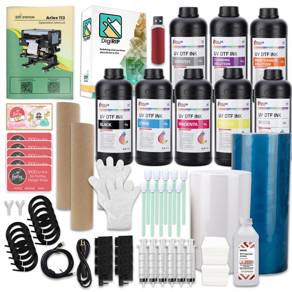 DTF Station Aries 113 UV DTF Printer Bundles | Swing Design
