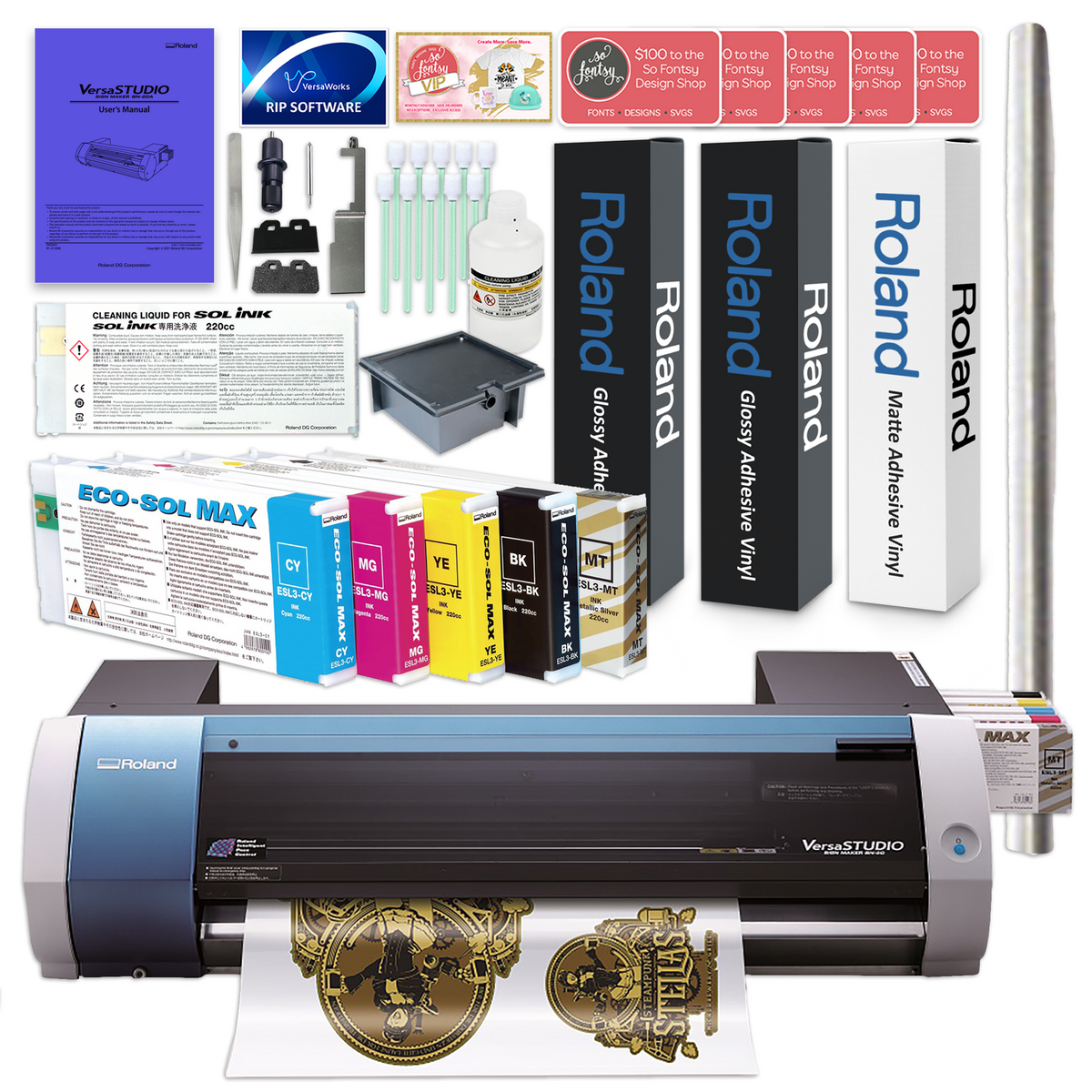 Roland BN-20 Eco-Solvent 20" Printer Bundles | Swing Design