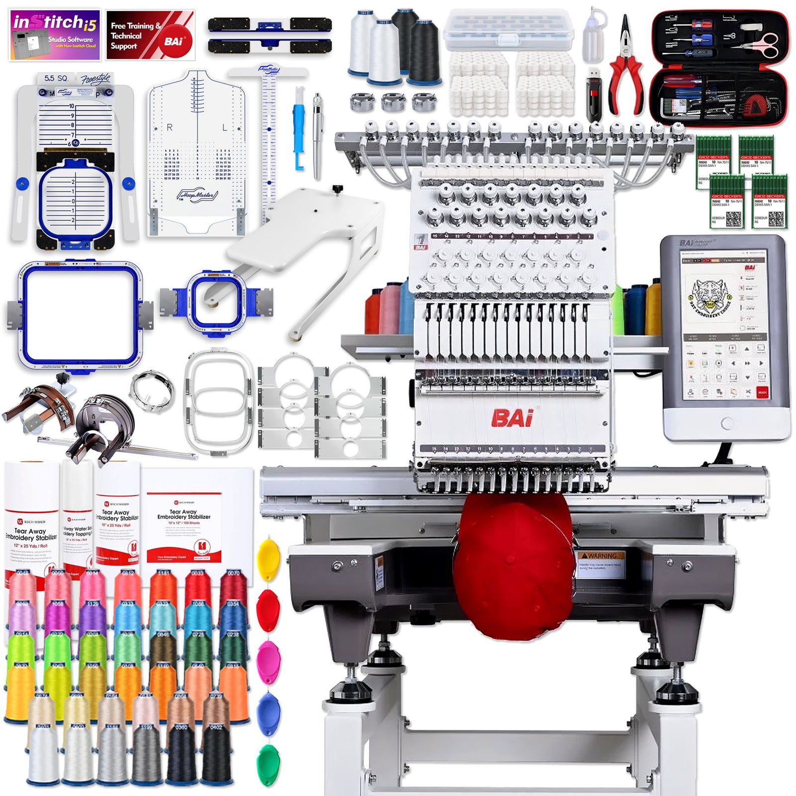 BAi Mirror Business Embroidery Machine Bundles | Swing Design