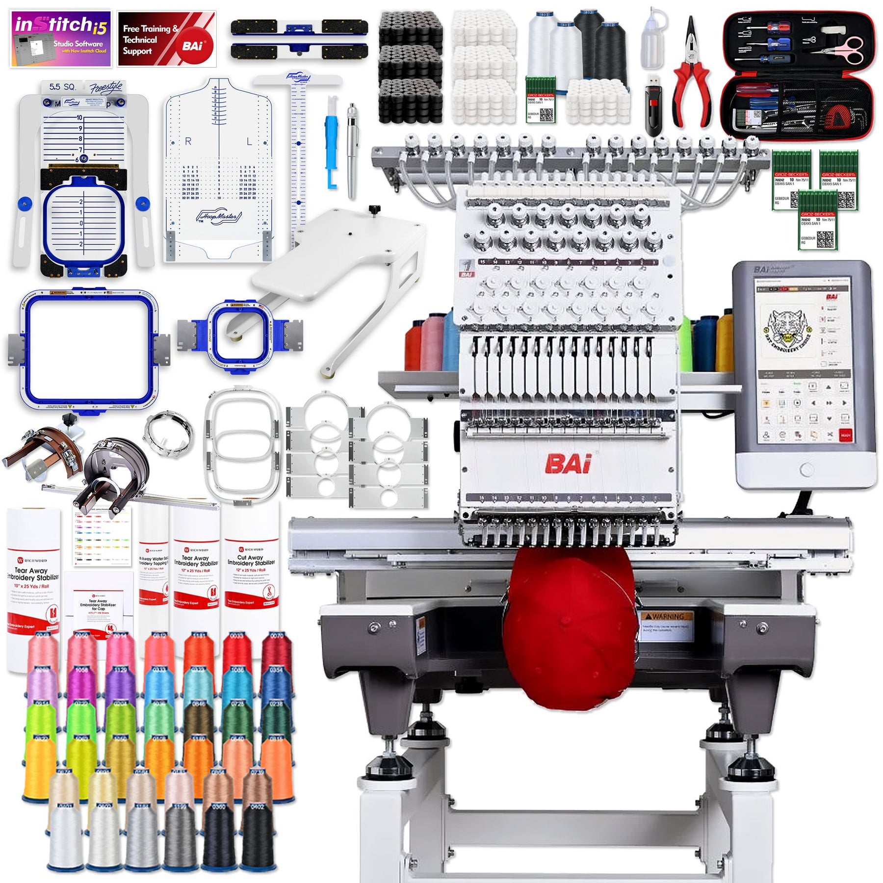 BAi Mirror Business Embroidery Machine Bundles | Swing Design