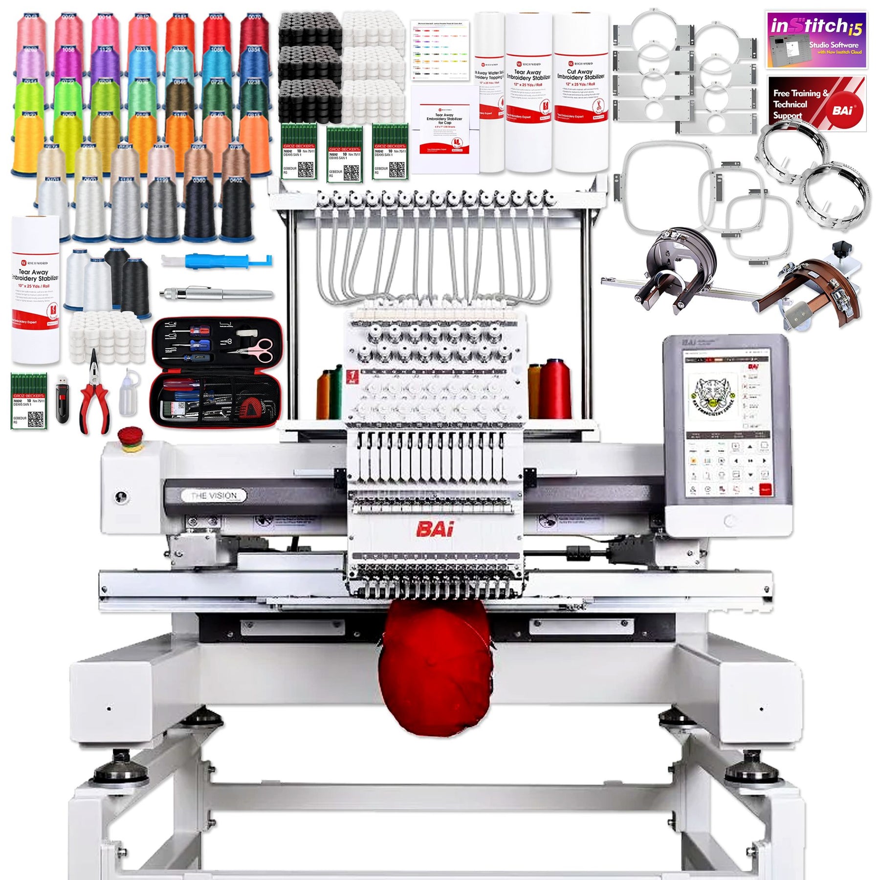 BAi VISION Business Embroidery Machines | Swing Design