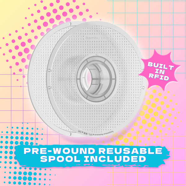 Bambu Lab PLA Sparkle Filament with Spool | Swing Design