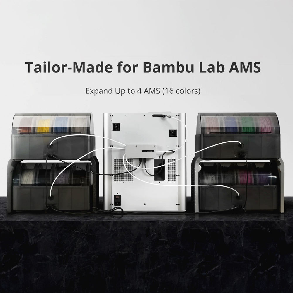 Bambu Lab AMS Hub | 16 Color 3D Printer | Swing Design