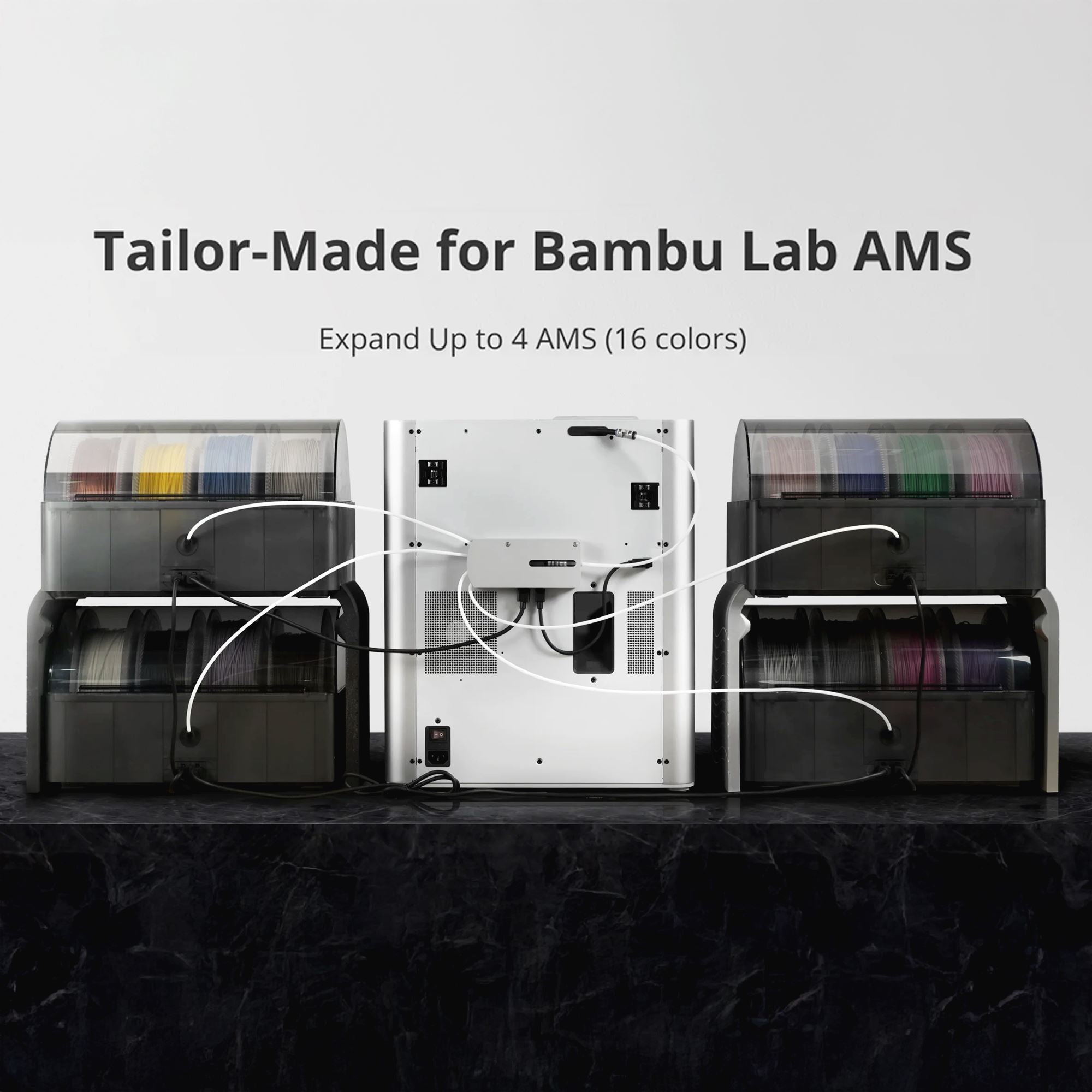 Bambu Lab AMS Hub | 16 Color 3D Printer | Swing Design
