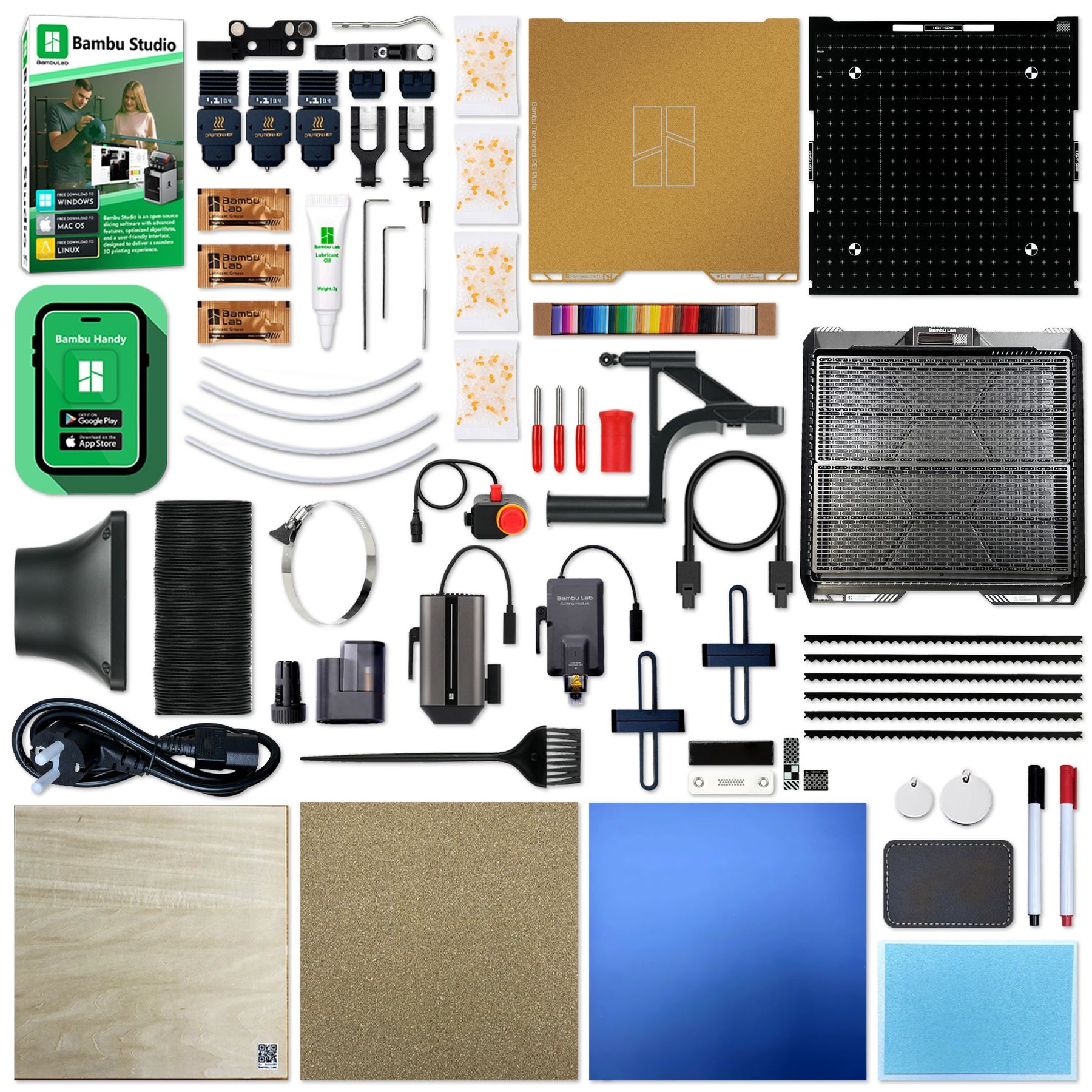 Bambu Lab H2D Dual Head 3D Printer with Laser Cutter | Swing Design