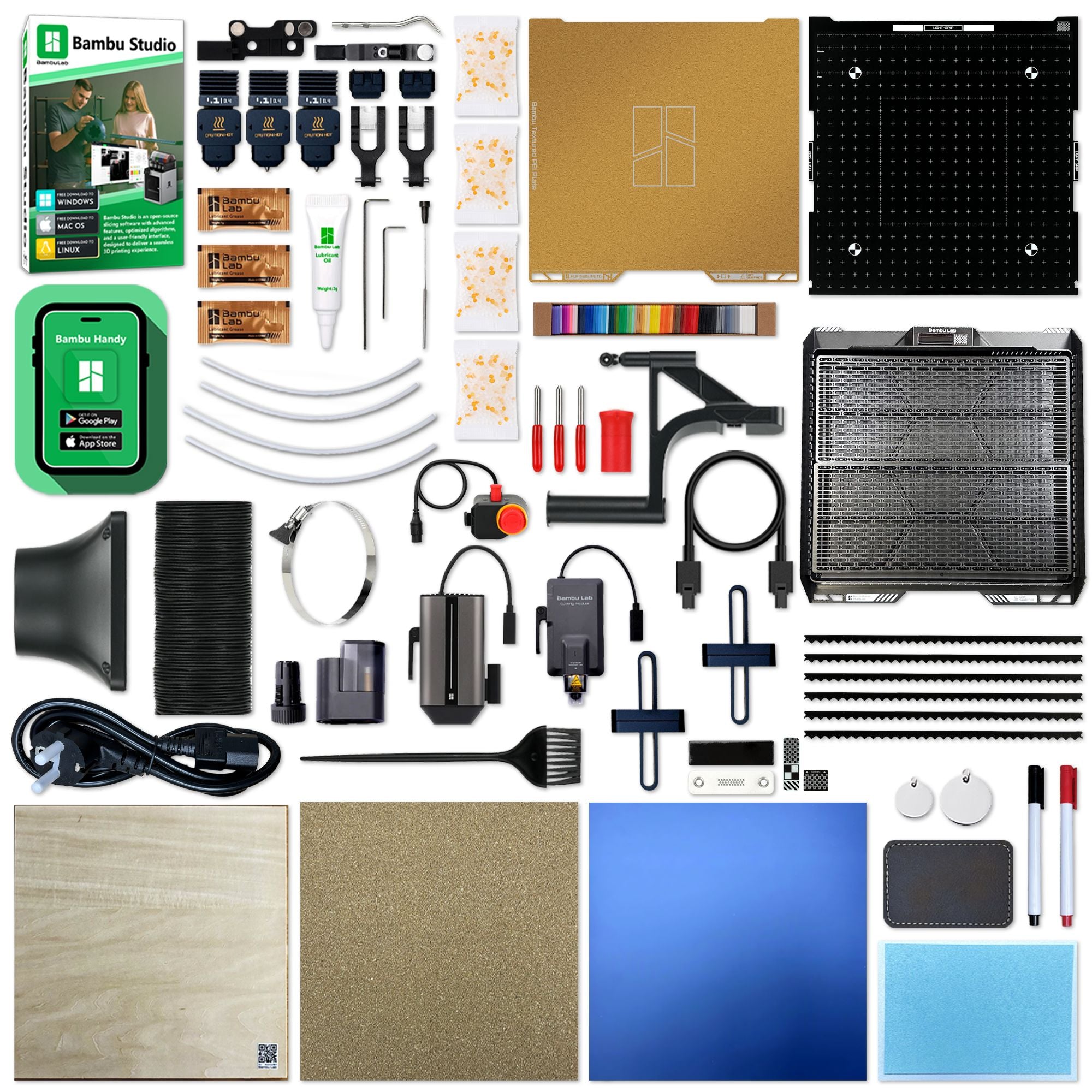 Bambu Lab H2D Dual Head 3D Printer with Laser Cutter | Swing Design