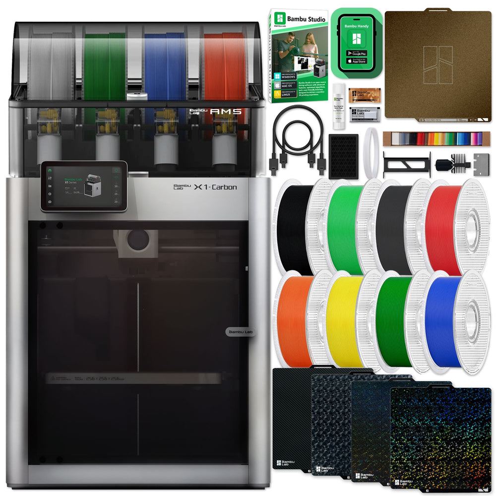 Bambu Lab X1C Carbon 3D Printer Deluxe Bundle | Swing Design