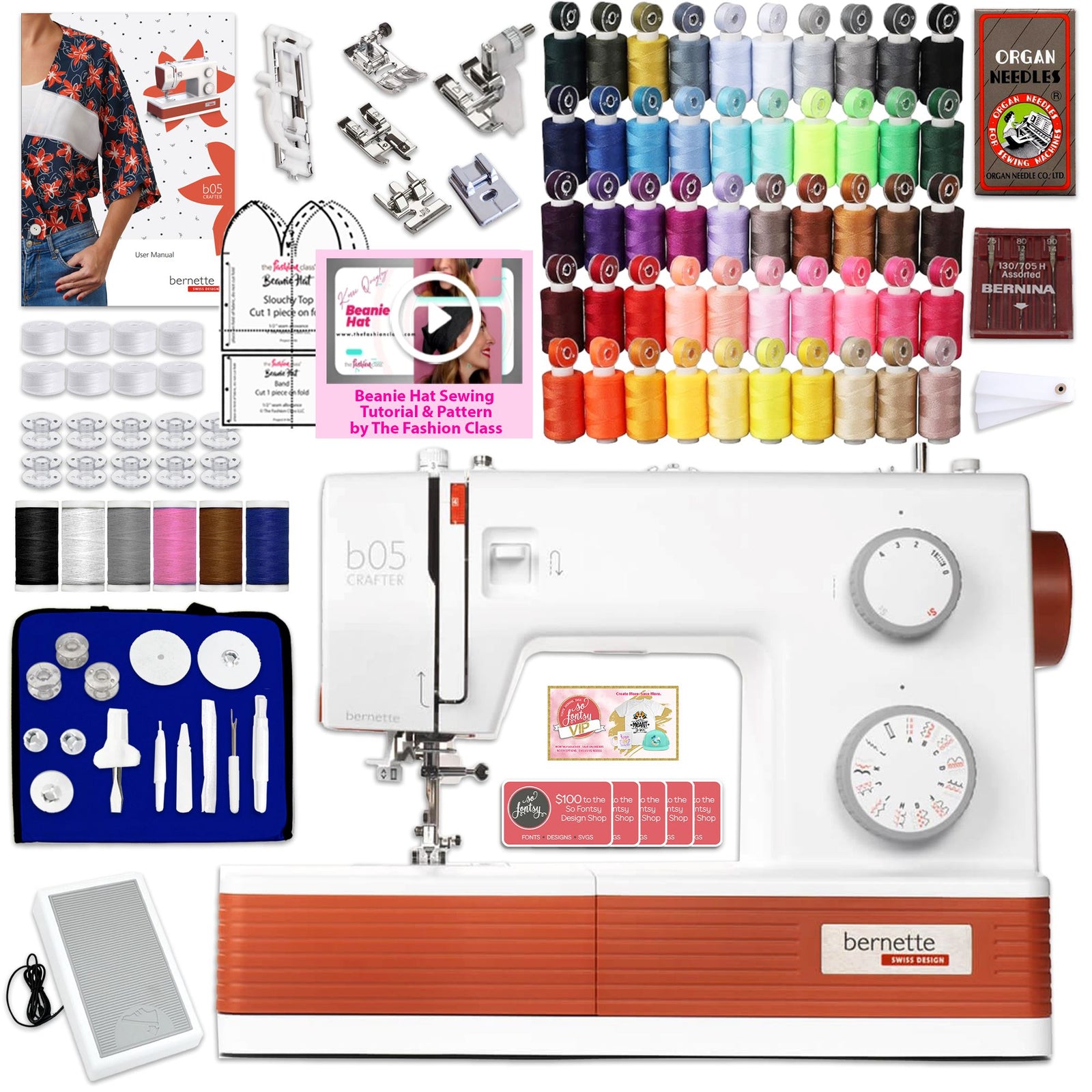 Bernette Sewing & Embroidery Machine Bundles | Swing Design