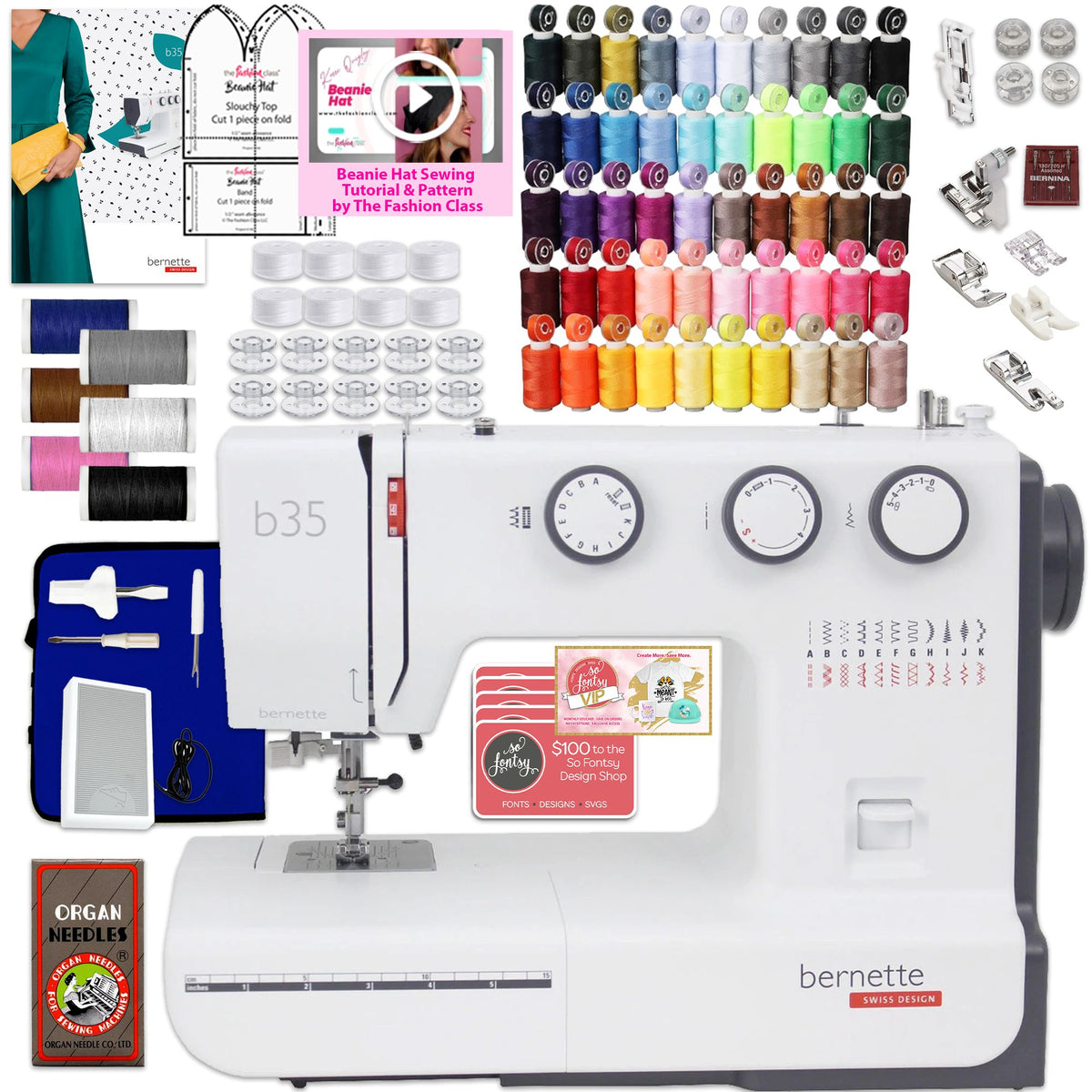 Bernette Sewing & Embroidery Machine Bundles | Swing Design
