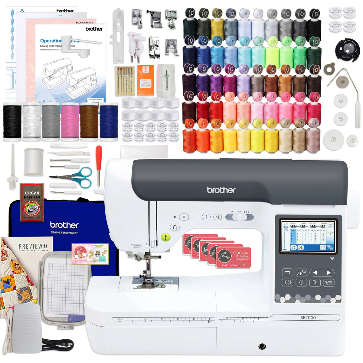Brother Embroidery & Sewing Machine Bundles | Swing Design