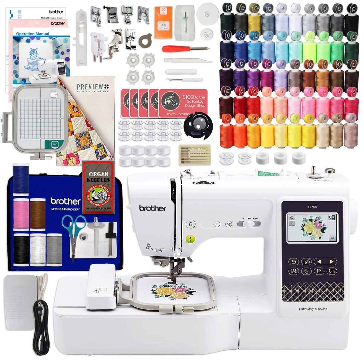 Brother Embroidery & Sewing Machine Bundles | Swing Design