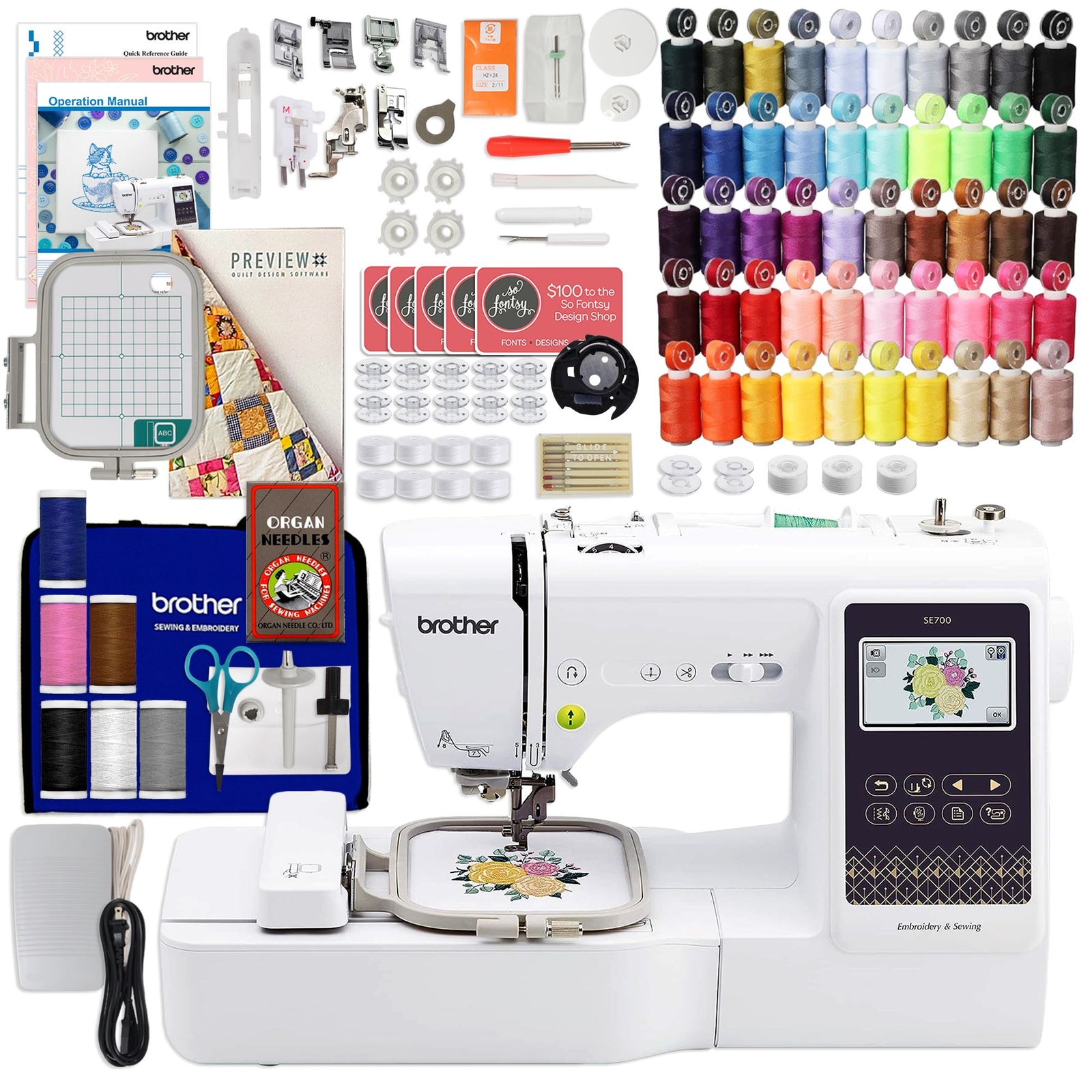 Brother Embroidery & Sewing Machine Bundles | Swing Design