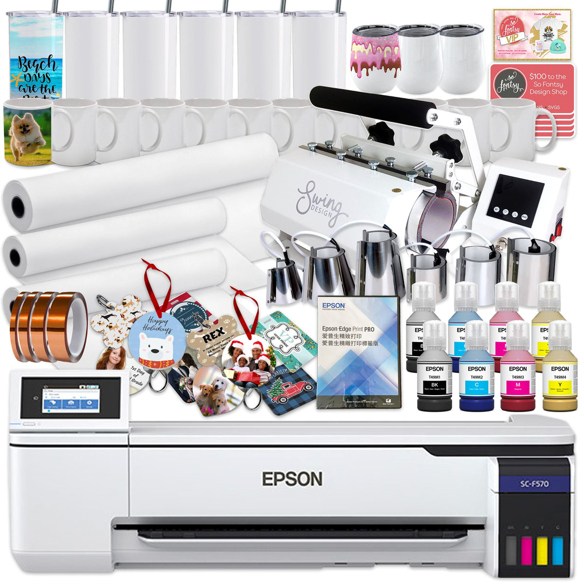 Sublimation Printers, Materials & Blanks | Swing Design