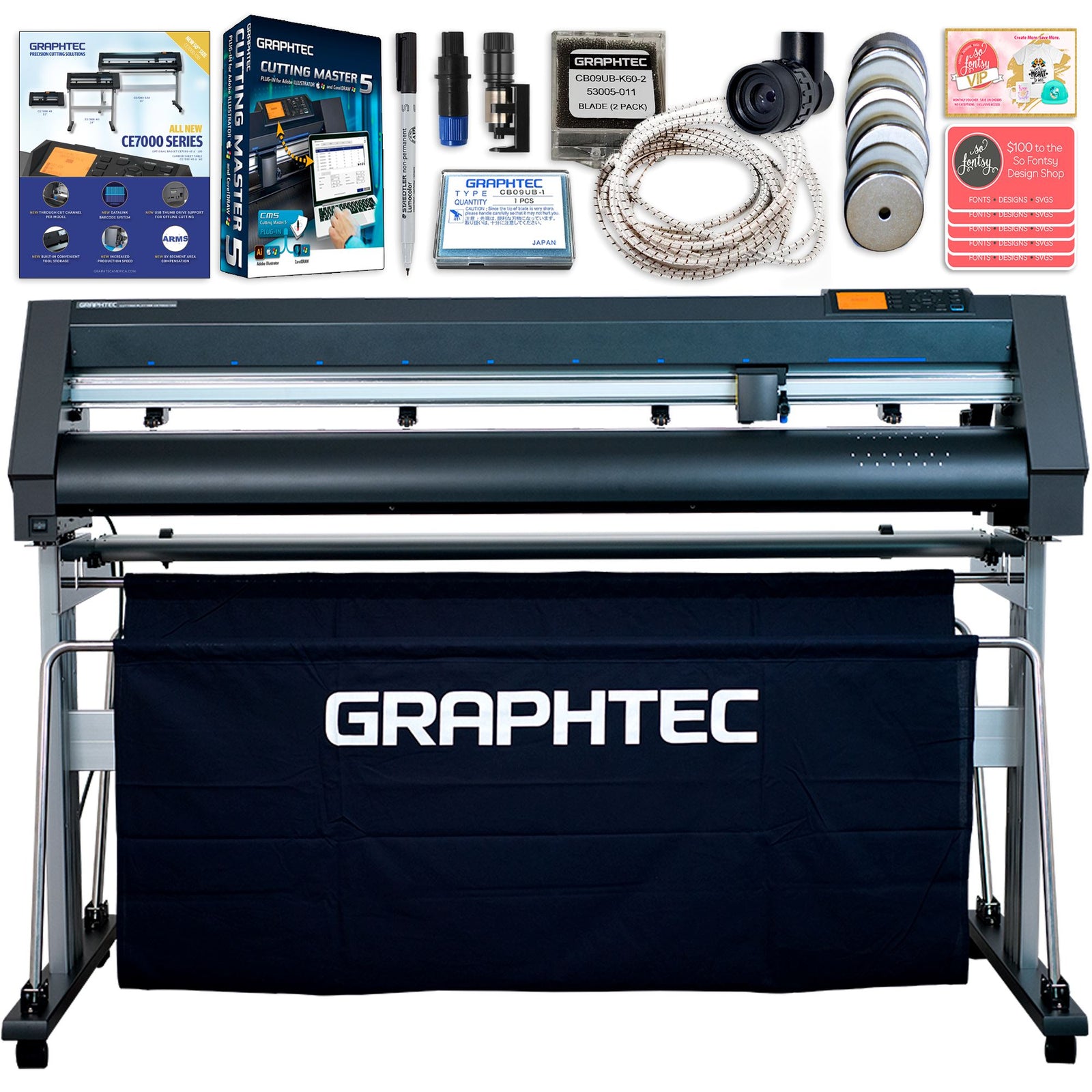 Graphtec CE7000 Vinyl Cutter Deluxe Bundles | Swing Design
