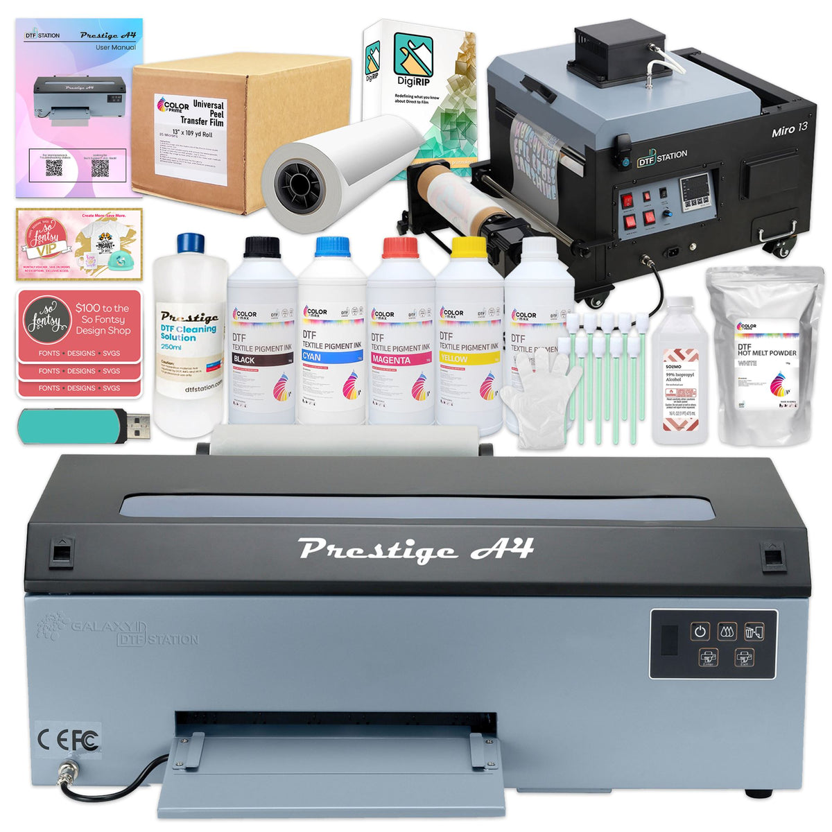 Prestige A4 Direct to Film (DTF) Printers, Inks & Supplies– Swing Design