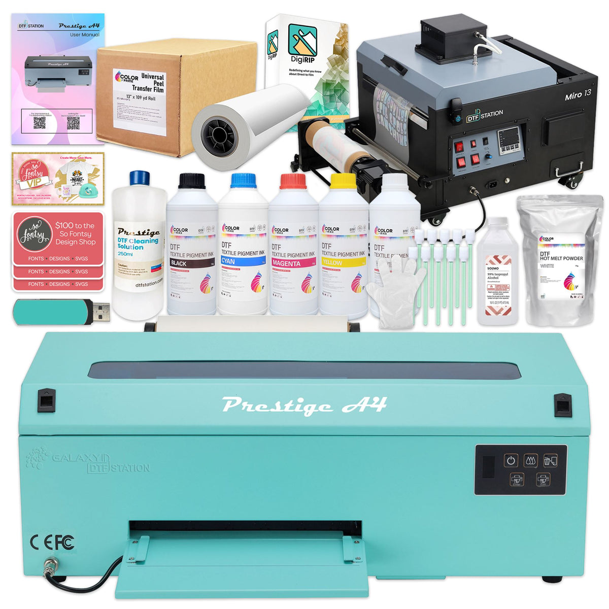 Prestige A4 Direct to Film (DTF) Printers, Inks & Supplies– Swing Design