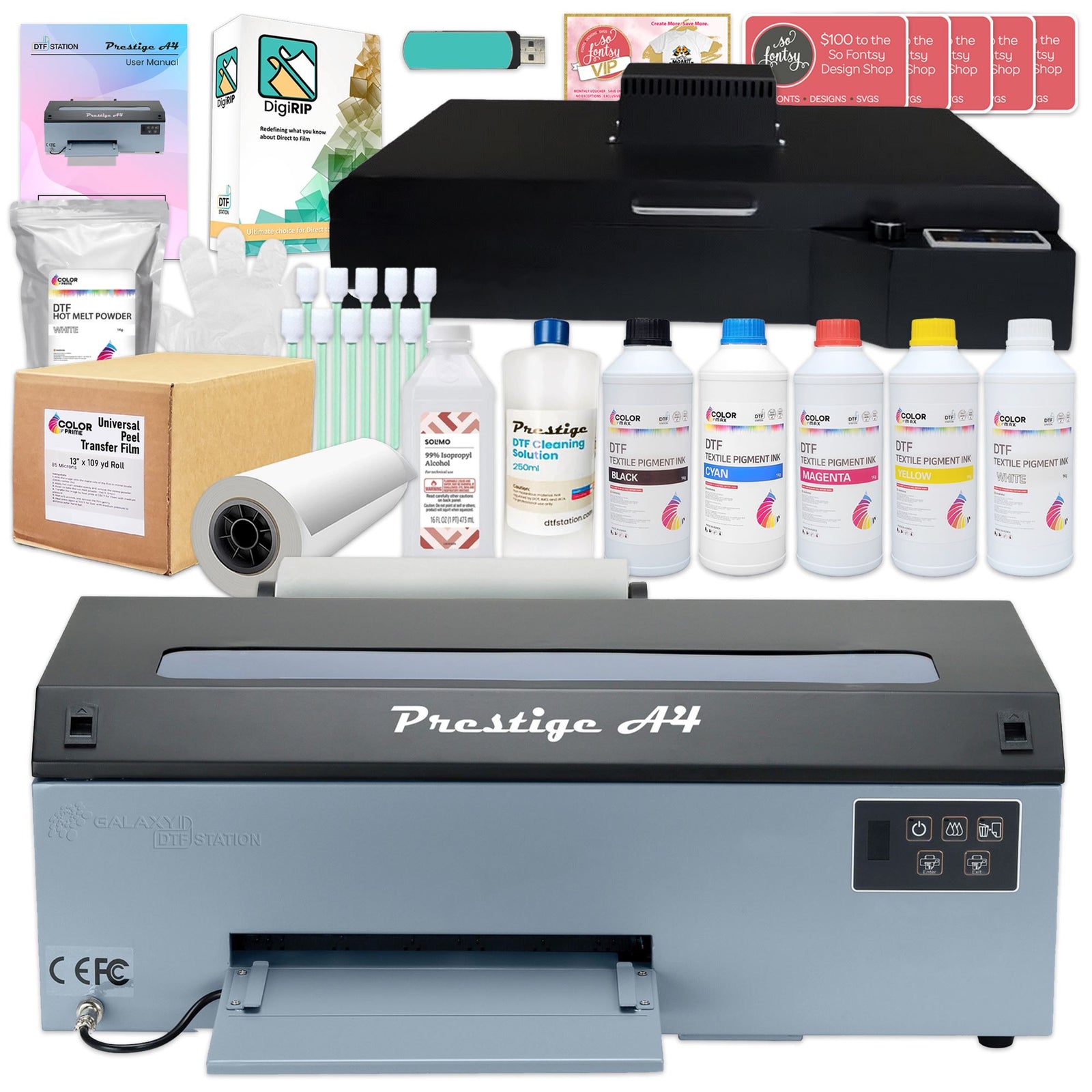 Prestige A4 Direct to Film (DTF) Printers, Inks & Supplies– Swing Design