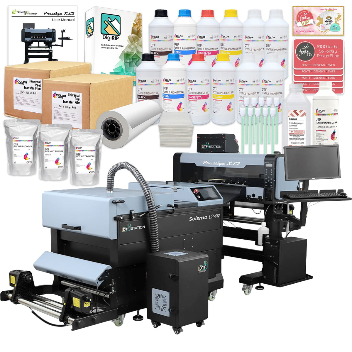 Prestige DTF Best Wide Roll Transfer Printers | Swing Design