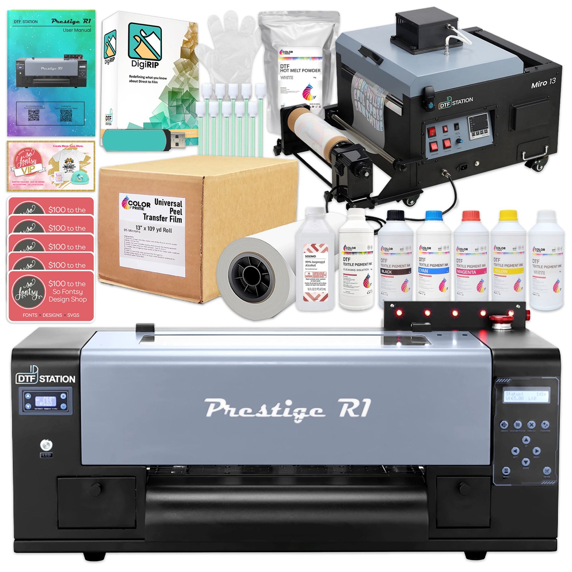 Prestige R1 All-in-One DTF Printer Bundles | Swing Design