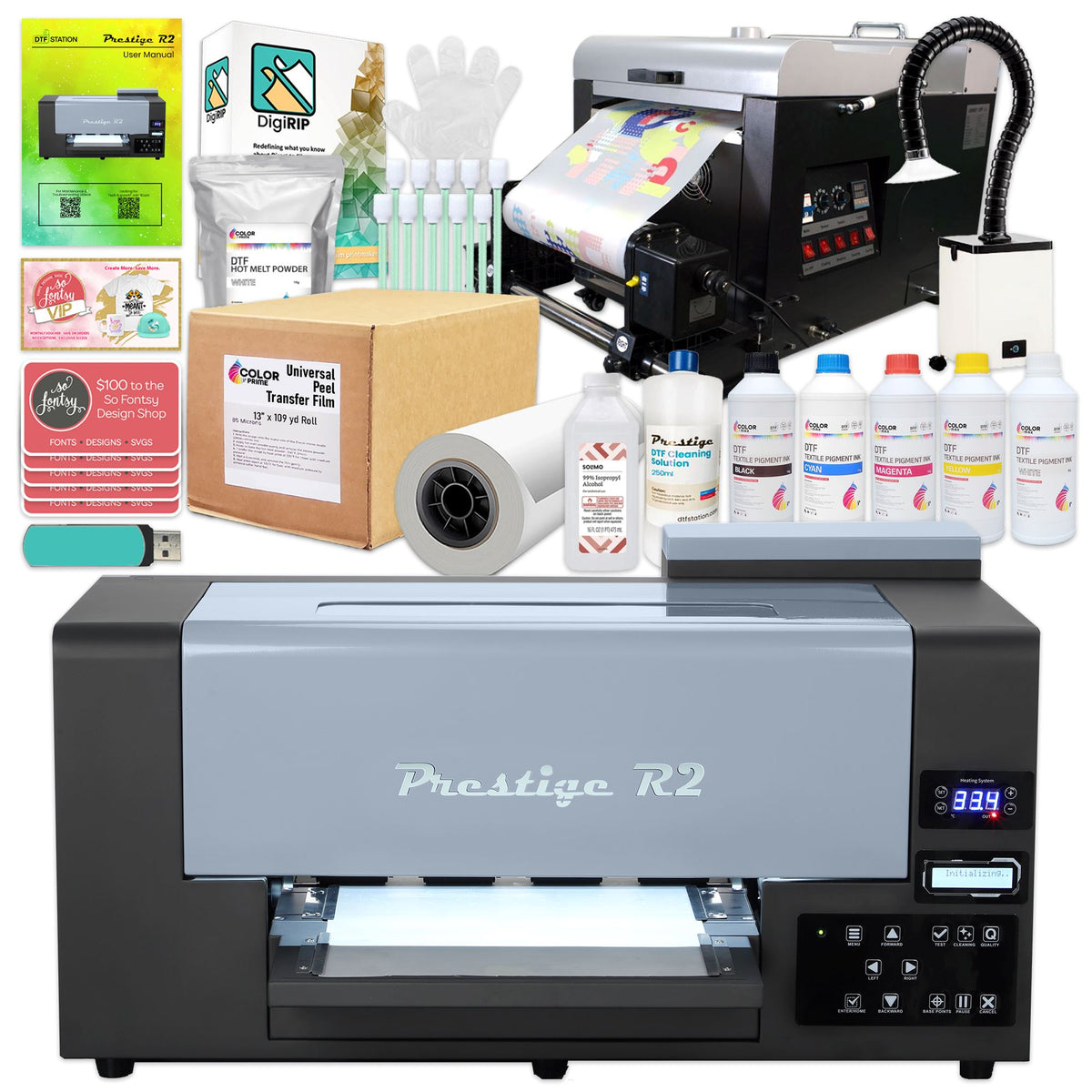 Prestige R2 & R2 PRO 13" DTF Printer Bundles | Swing Design