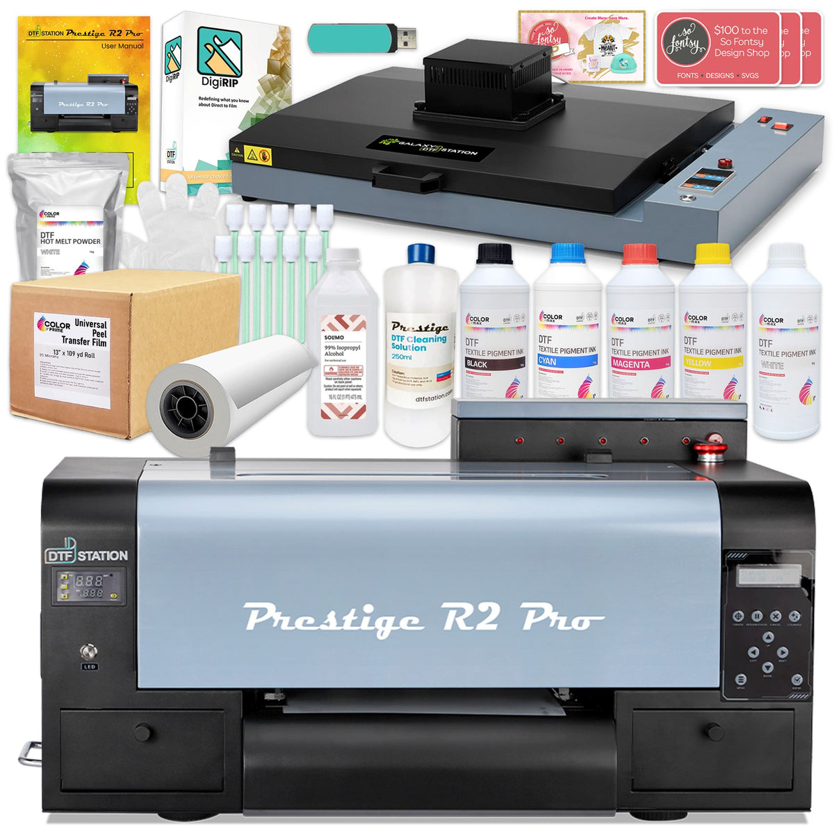 Prestige R2 & R2 PRO 13" DTF Printer Bundles | Swing Design
