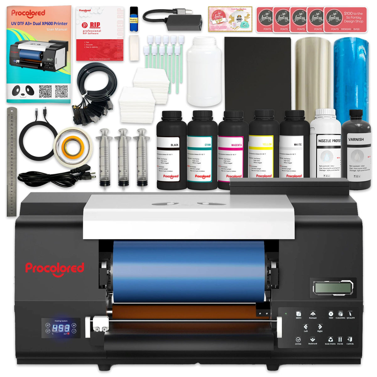 procolored f13 pro a3 direct to film dtf roll printer oven heat press ...