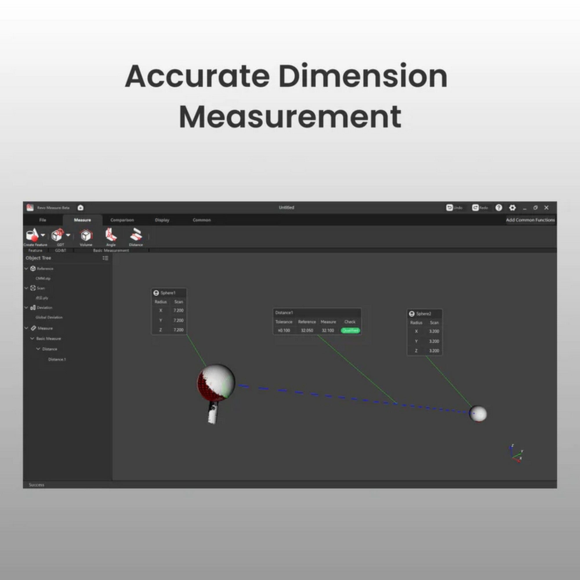 Revopoint Revo Measure 3D Measurement and GD&T Software | Swing Design