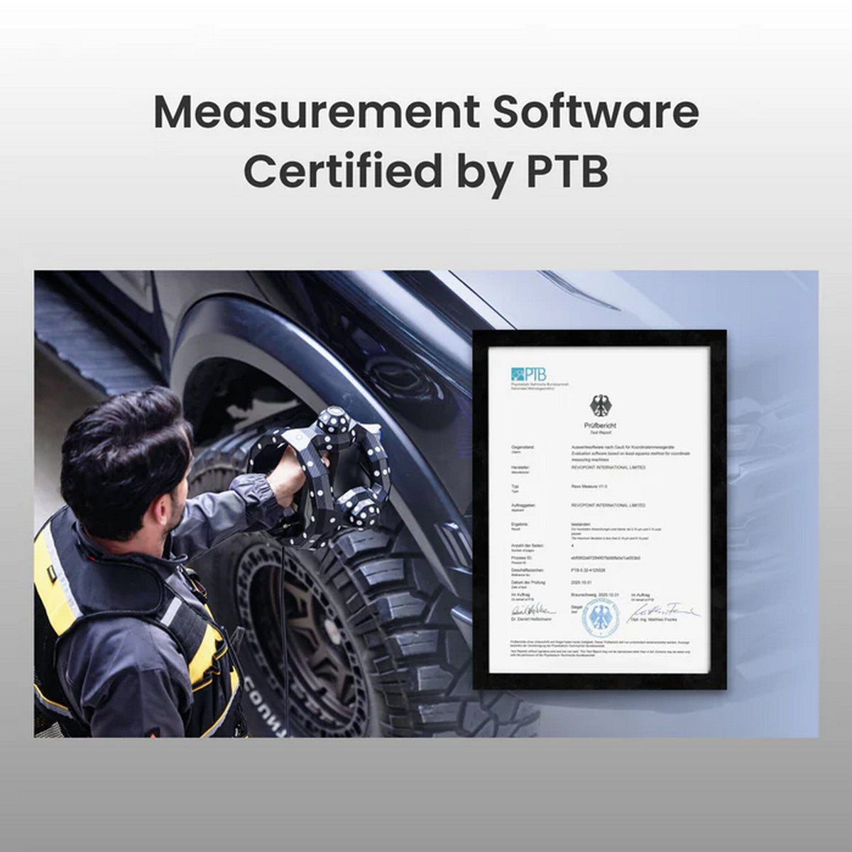 Revopoint Revo Measure 3D Measurement and GD&T Software | Swing Design