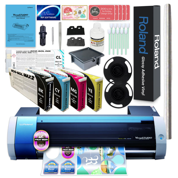 Roland BN-20A Printer Bundle CMYK Max 2 Inks | Swing Design