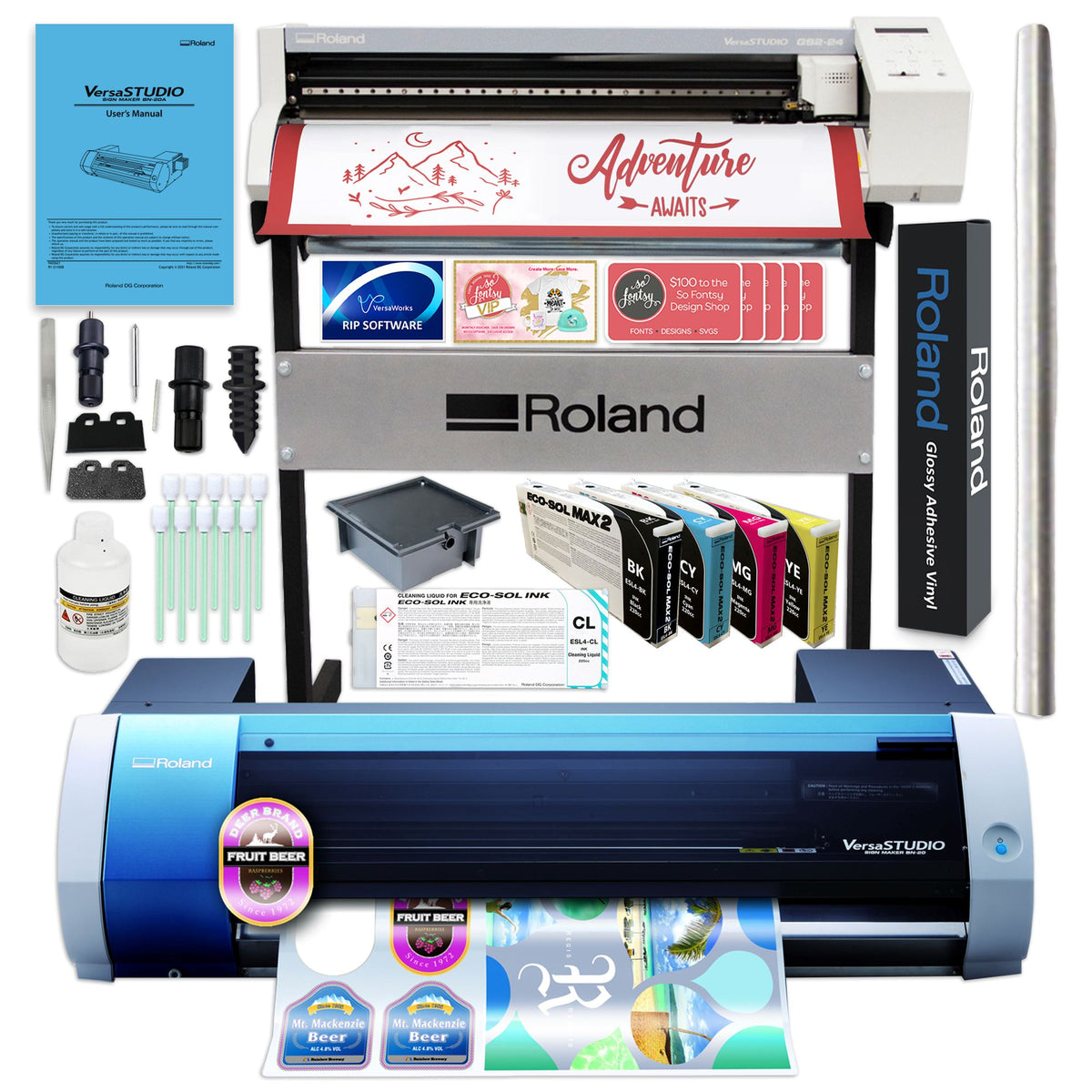 Roland BN-20A Eco-Solvent 20" Printer Bundles | Swing Design