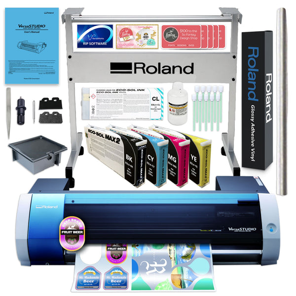 Roland BN-20A Printer Bundles w/ stand & ink | Swing Design