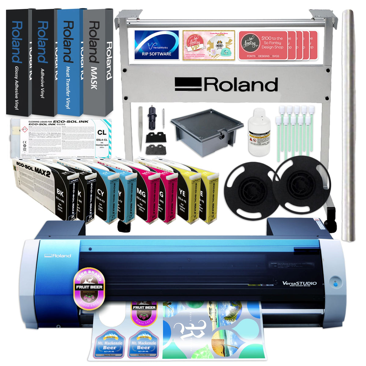Roland BN-20A Eco-Solvent 20" Printer Bundles | Swing Design