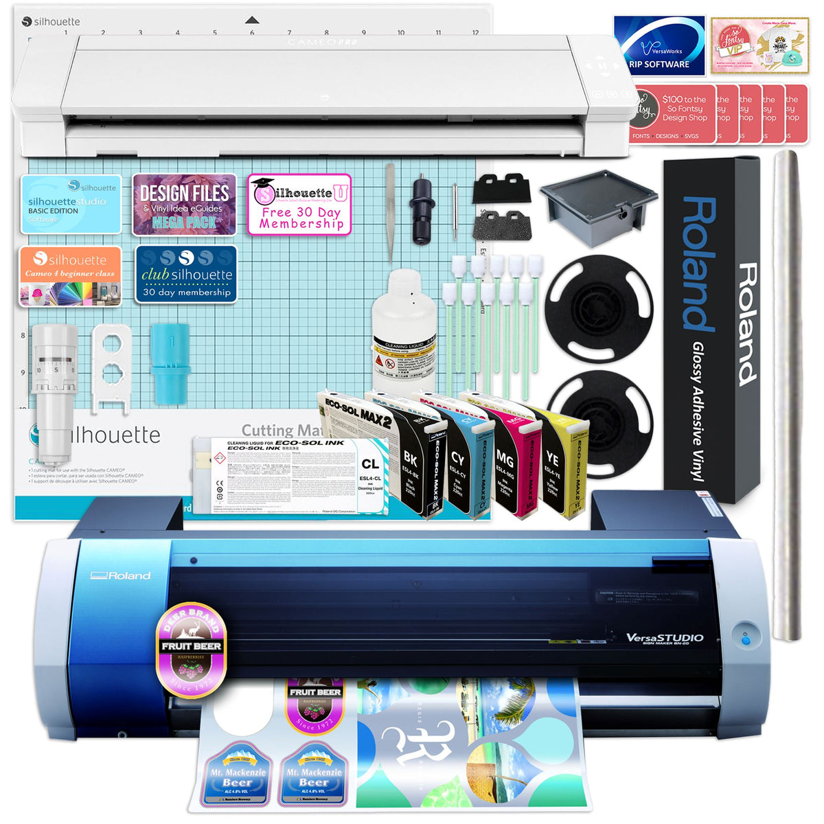 Roland BN-20A Eco-Solvent 20" Printer Bundles | Swing Design