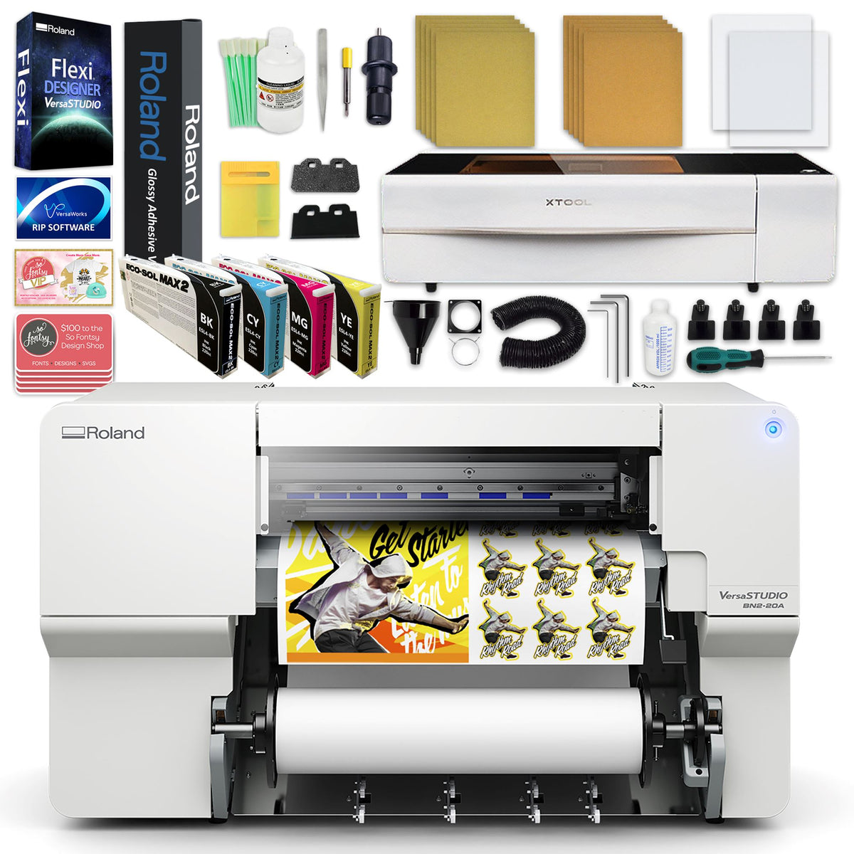 Roland BN2-20A Eco-Solvent Printer Bundles | Swing Design