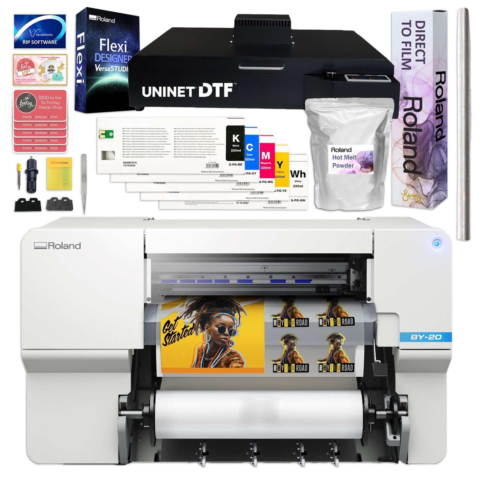Roland BY-20 Direct-to-Film Printer Bundles | Swing Design
