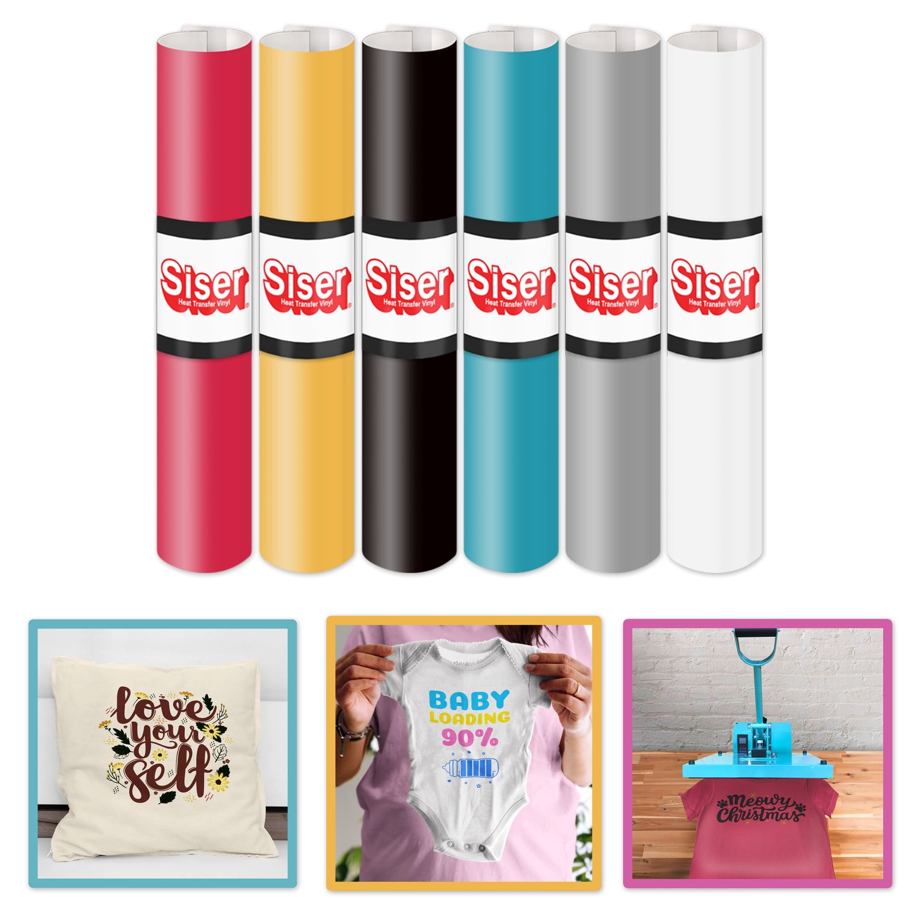 Cameo 5 PLUS Bundles Oracal Vinyl & Siser HTV | Swing Design