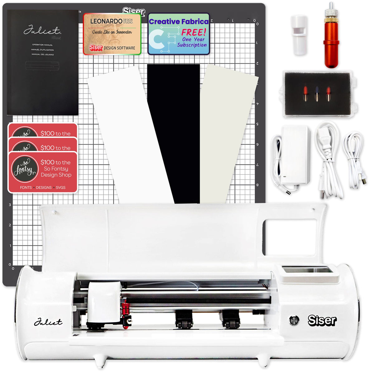 Siser Juliet 12" Vinyl Cutter Machine Bundles | Swing Design