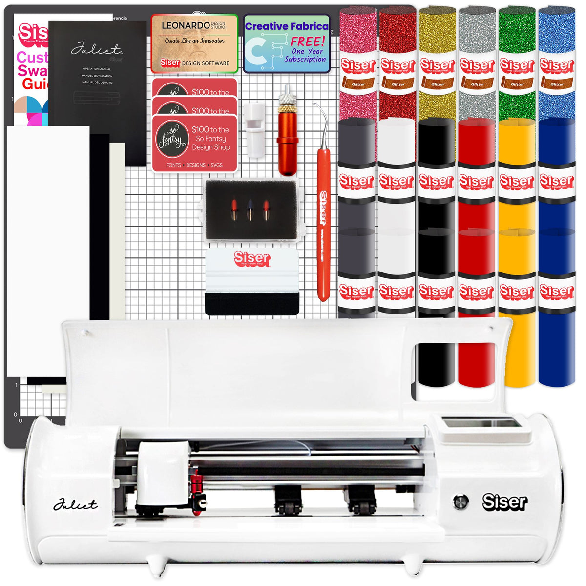 Siser Juliet 12" Vinyl Cutter Machine Bundles | Swing Design
