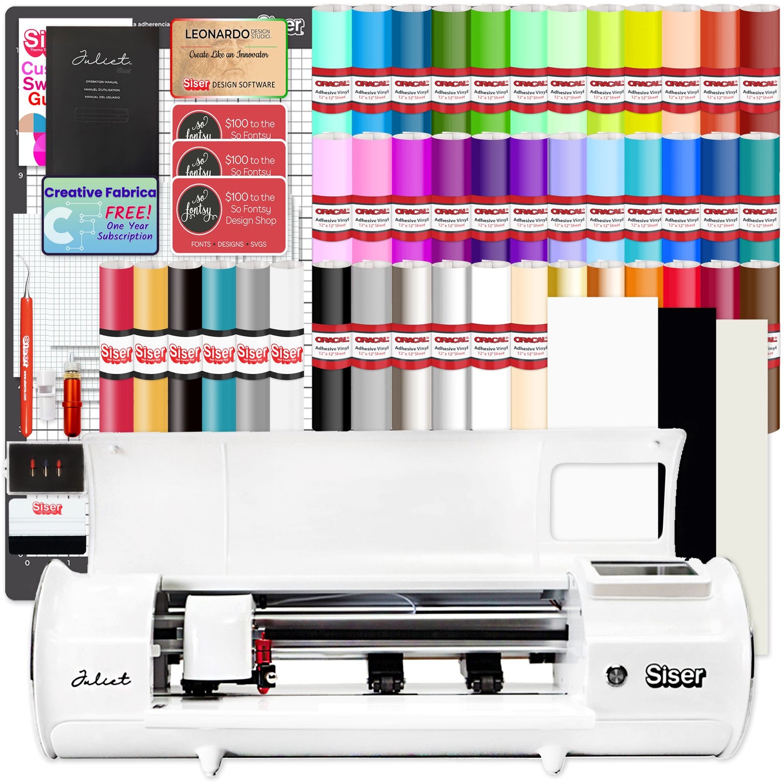 Siser Juliet 12" Vinyl Cutter Machine Bundles | Swing Design