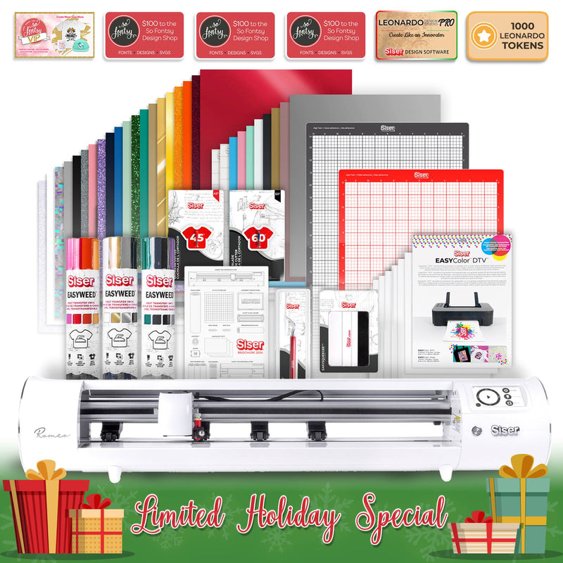 Siser's Romeo 24" Vinyl Cutter Bundles | Swing Design