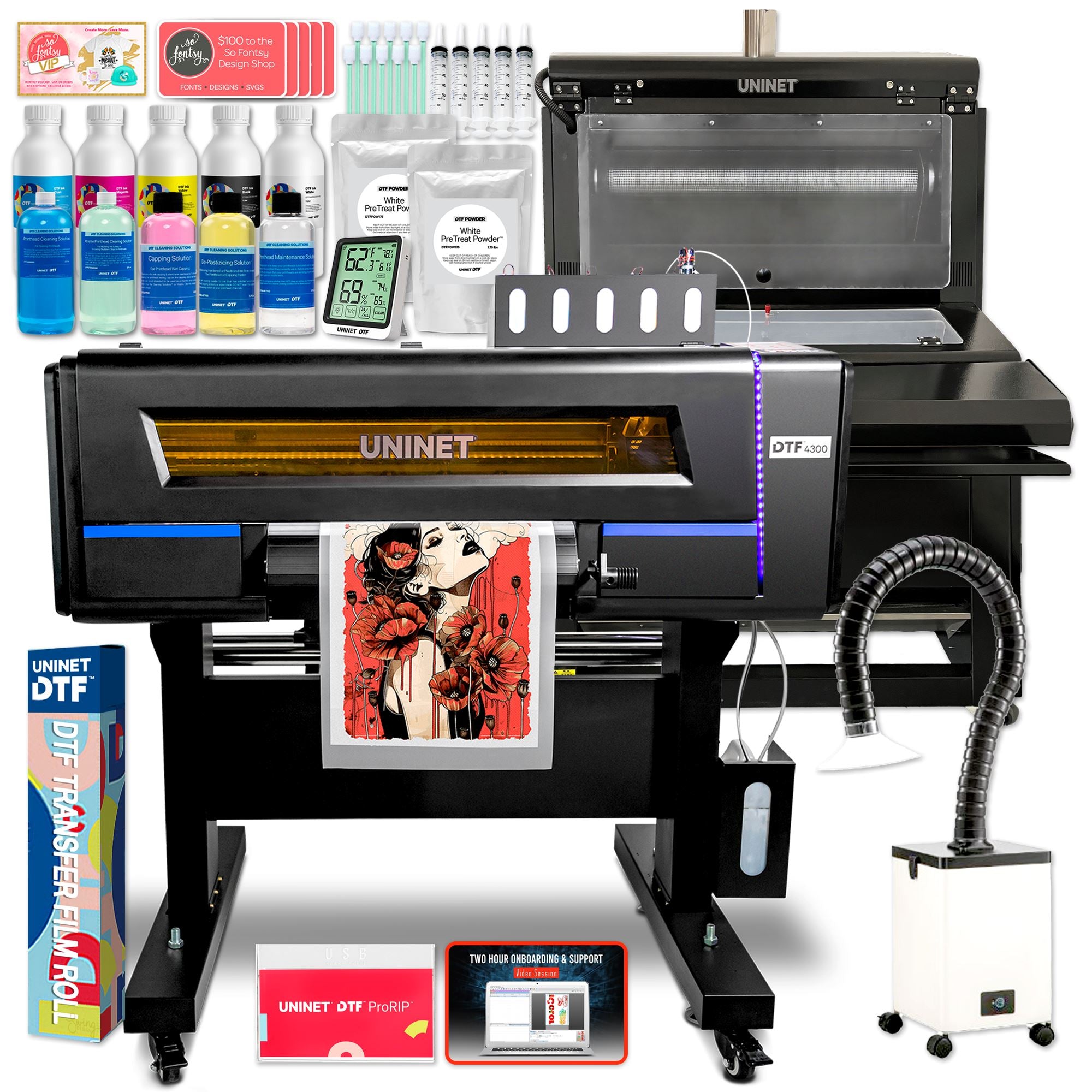 Uninet 4300 DTF Printer Bundles | Swing Design