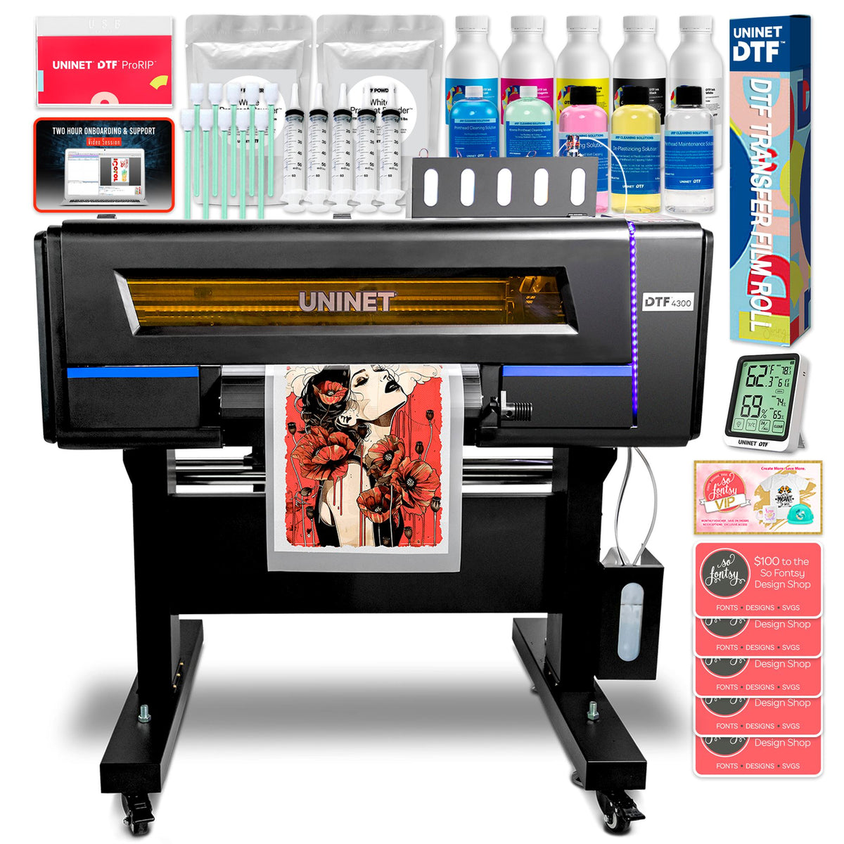 Uninet Direct To Film (DTF) Printer Bundles | Swing Design