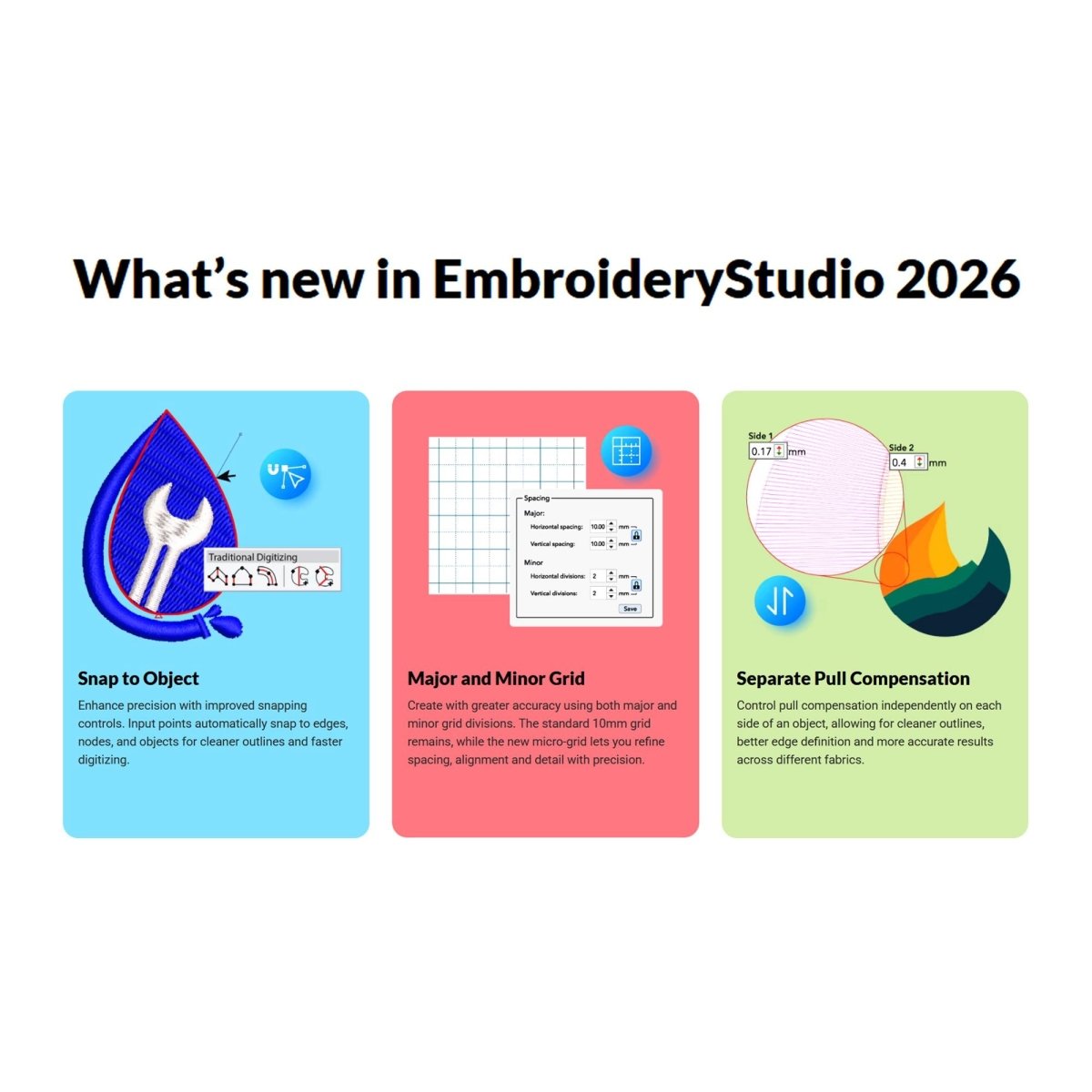 Wilcom EmbroideryStudio Editing Software Full License | Swing Design