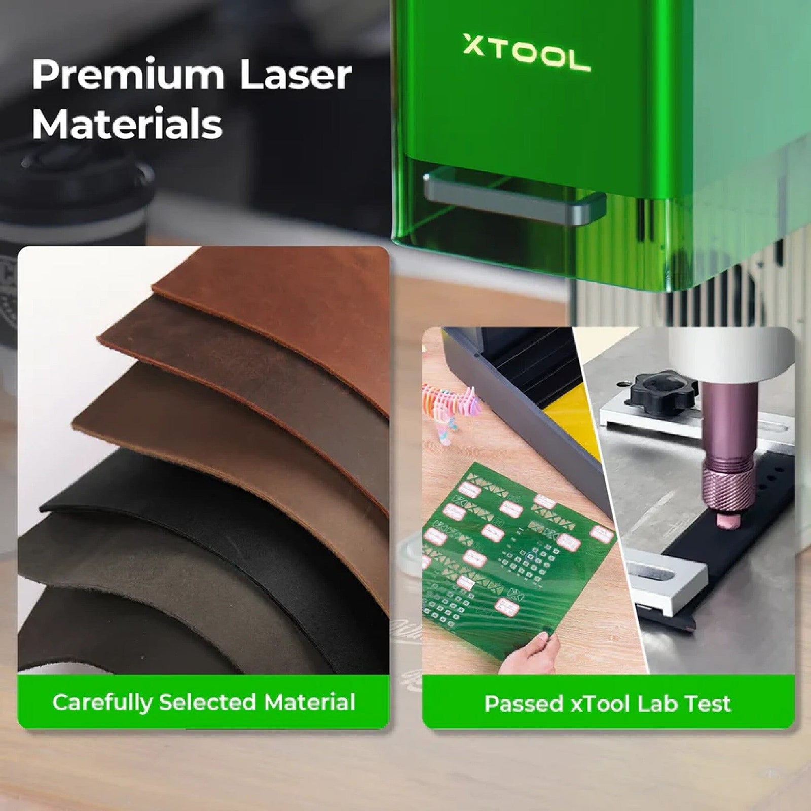 xTool F1 & F1 Ultra Material Explore Kit | Swing Design