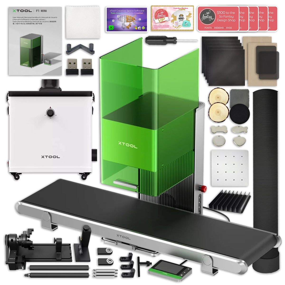 xTool F1 ULTRA Laser Engraver Bundles in Stock | Swing Design