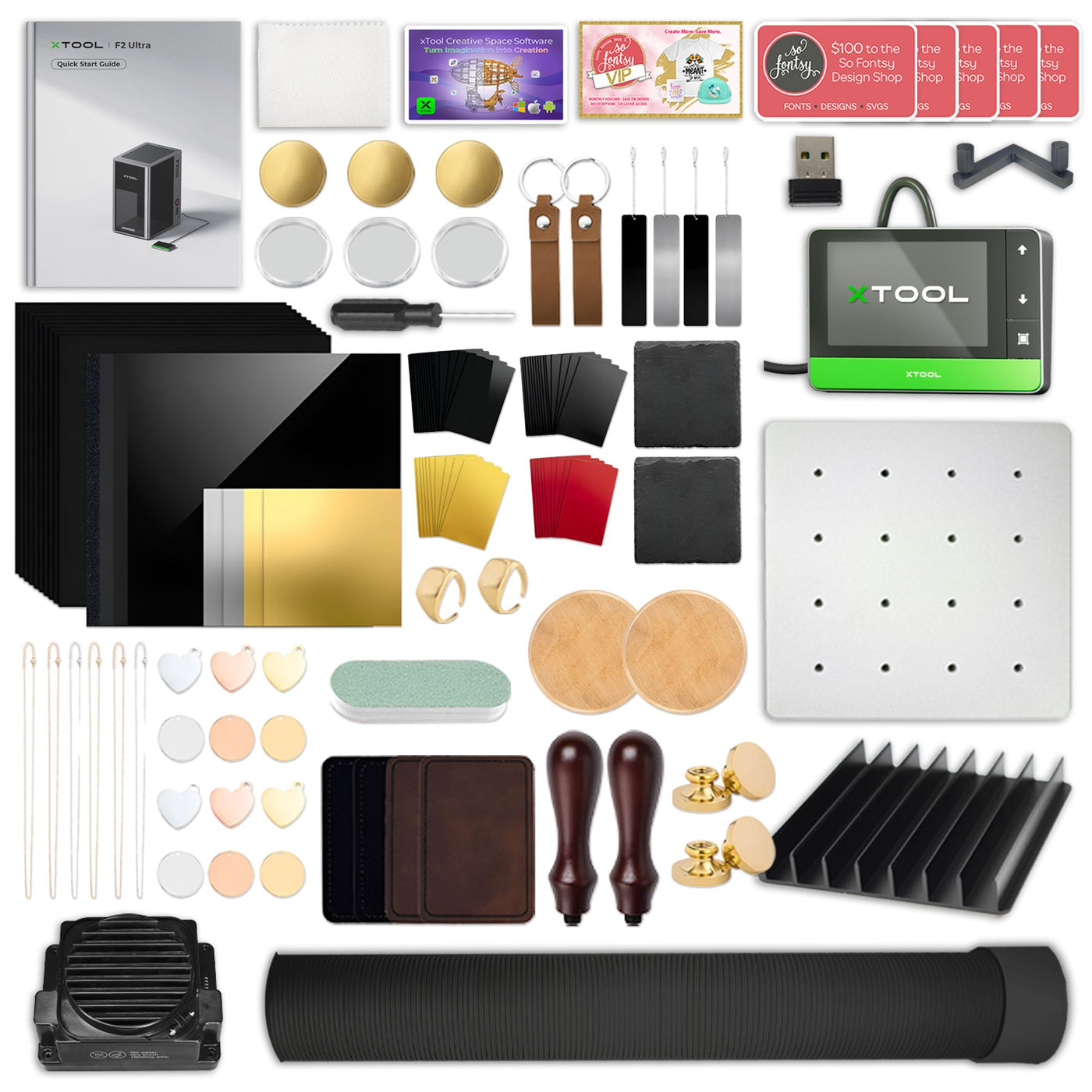 xTool F2 Ultra 60W MOPA & 40W Production Bundles | Swing Design