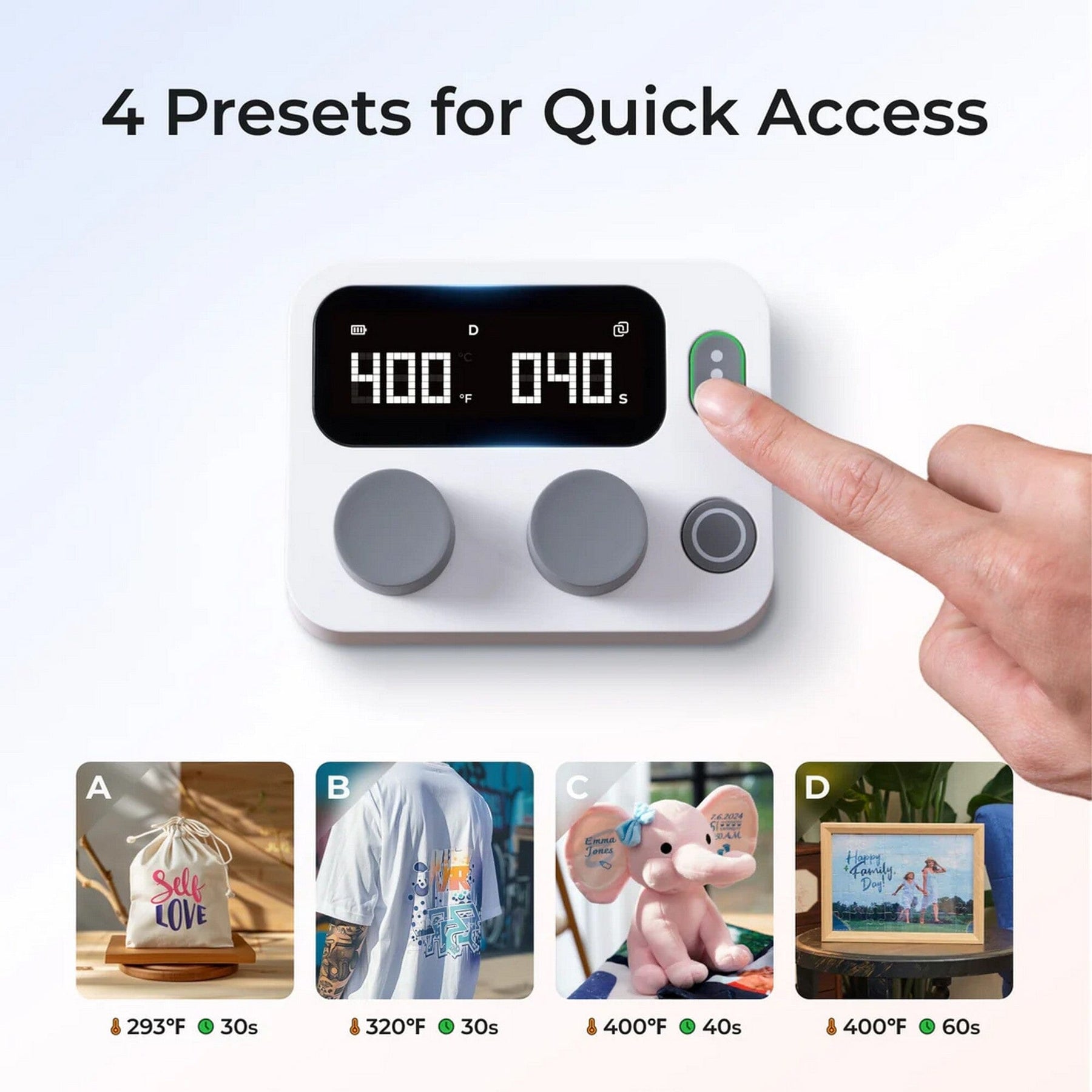 xTool Portable Heat Press & Mini Press Bundle | Swing Design