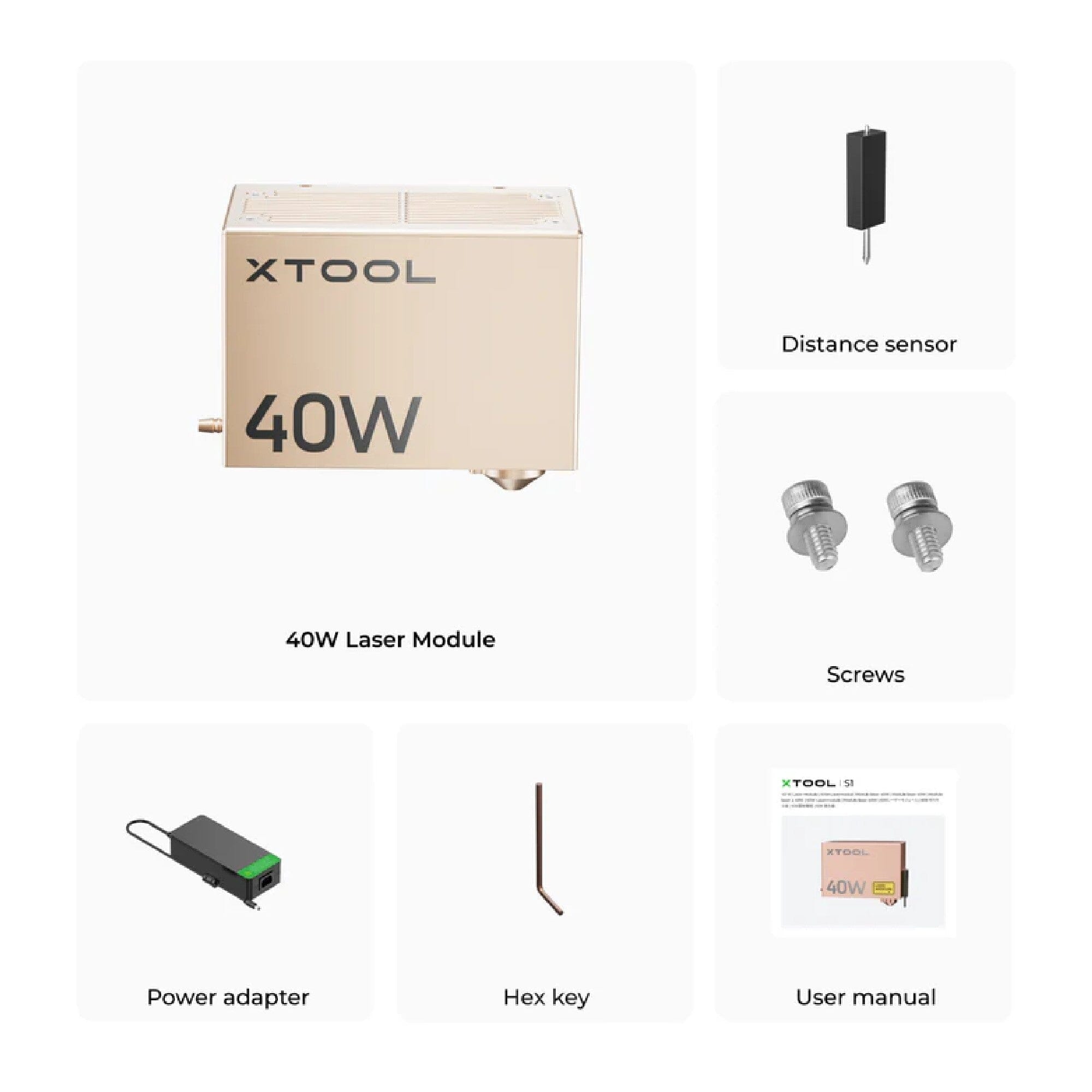 xTool 40W Laser Module for S1 | Swing Design