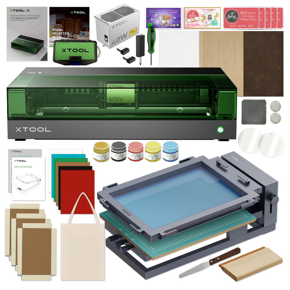 xTool S1 Laser & Engraving Machine Bundles | Swing Design