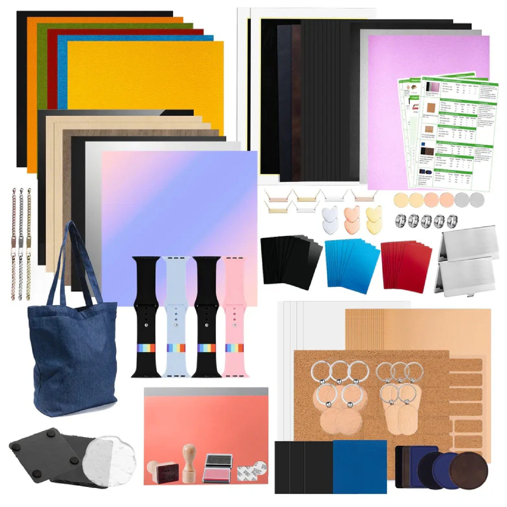 xTool Ultimate Material Blanks Kit | Swing Design